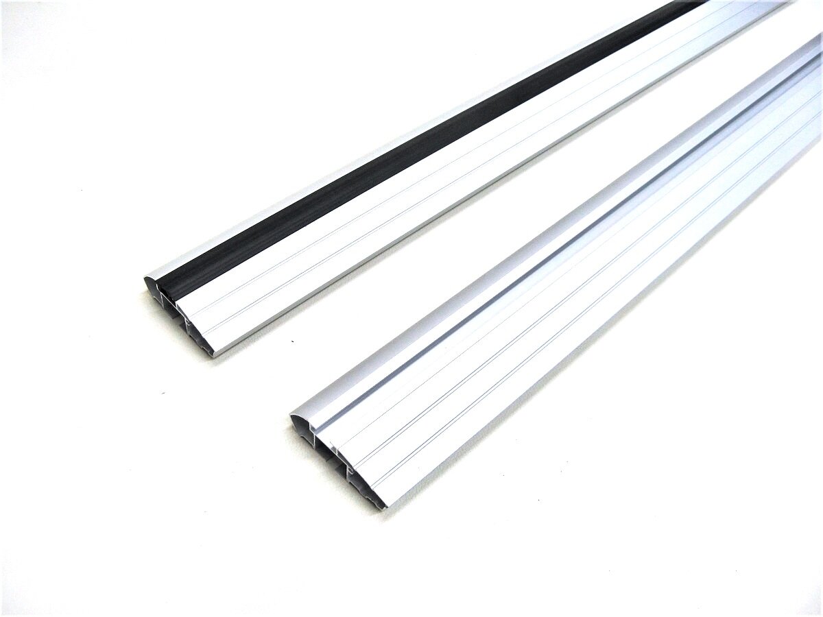 Дуги багажника LUX крыловидные серебро 82 мм, без заглушек 93/99 см