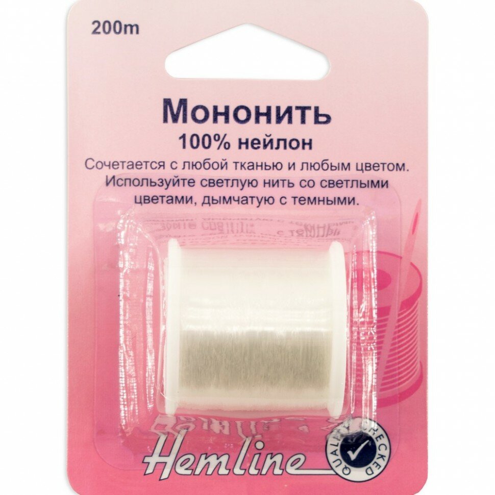 Hemline 240 Мононить прозрачная, 200 м