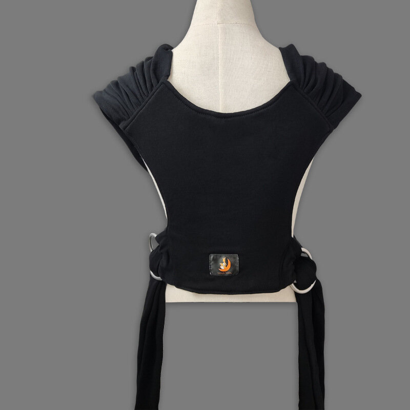 Слинг Sears Slings Baby Front Hug, для новорожденных, регулируемый, шнурок Four Seasons String, черный