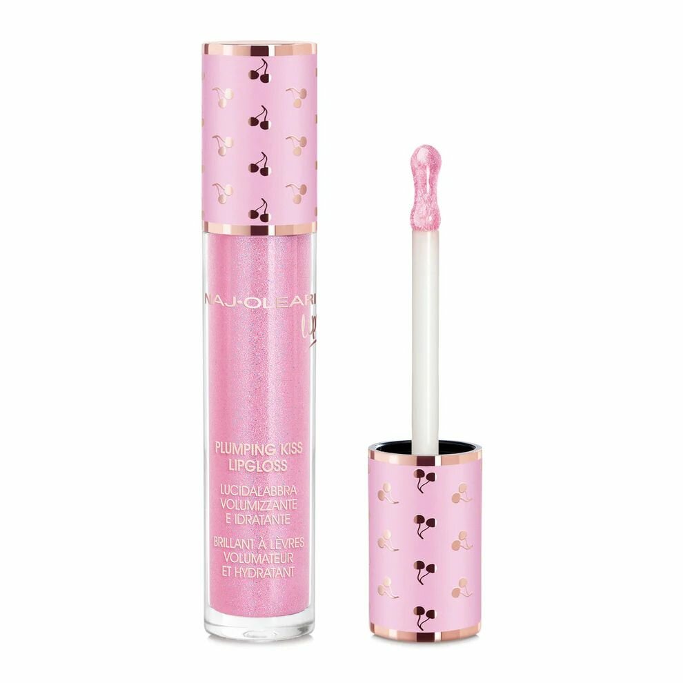 NAJ OLEARI Блеск для губ Plumping Kiss Lipgloss (11 Holographic Pink)