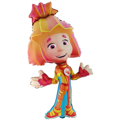 Шар фольгированный ненадутый К фигура Фиксики Симка