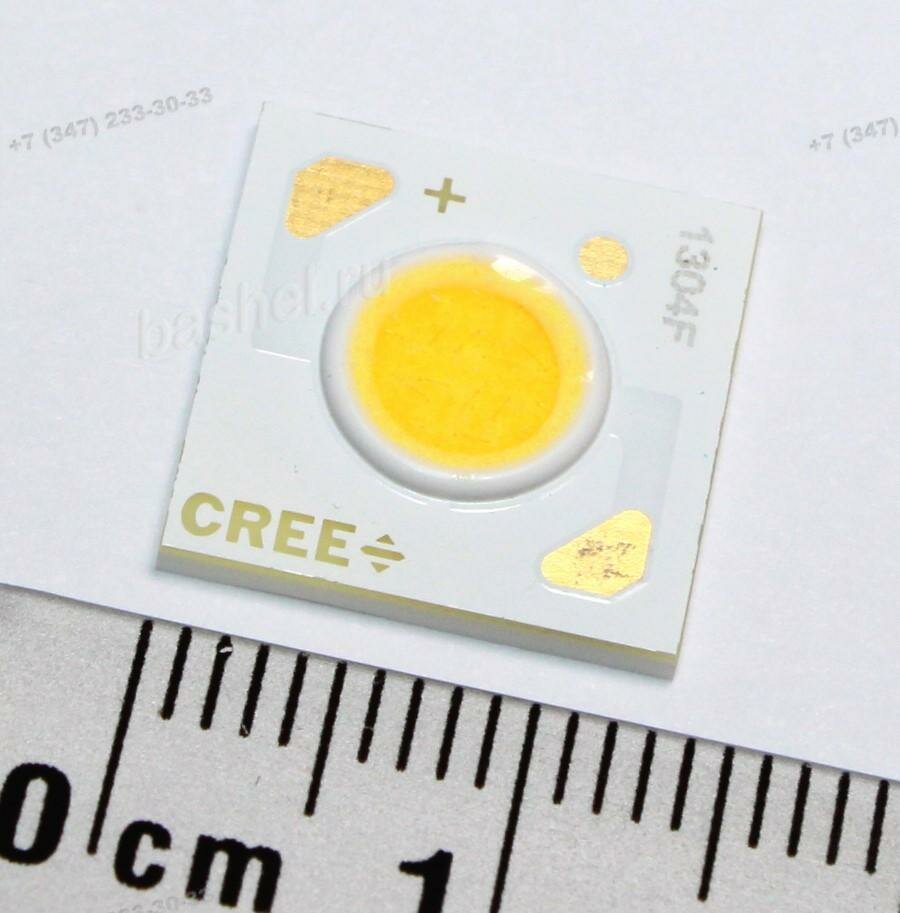 COB-9W 800Lm, 4000k, 500mA, 18V Cree CXA1304F-WN, Светодиод мощный, Экран D-8мм, матрица 13х13мм, 4-9W, 18 вольт, 0,25-0