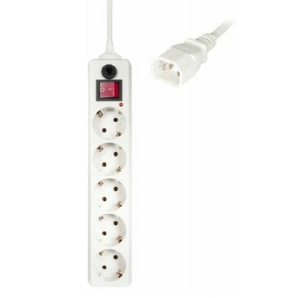 Сетевой фильтр BURO 500SH-1.8-UPS-W