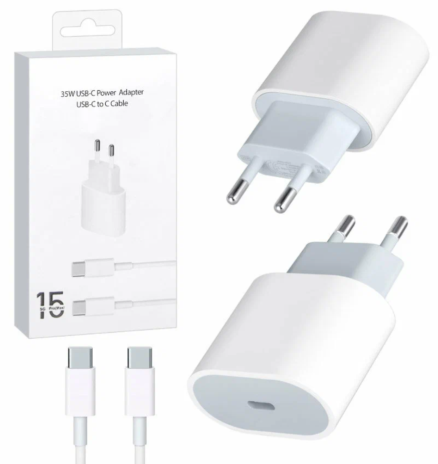 Зарядное устройство LIDER Mobile, для iPhone/iPad/AirPods, 35Вт, кабель USB Type-C-USB Type-C
