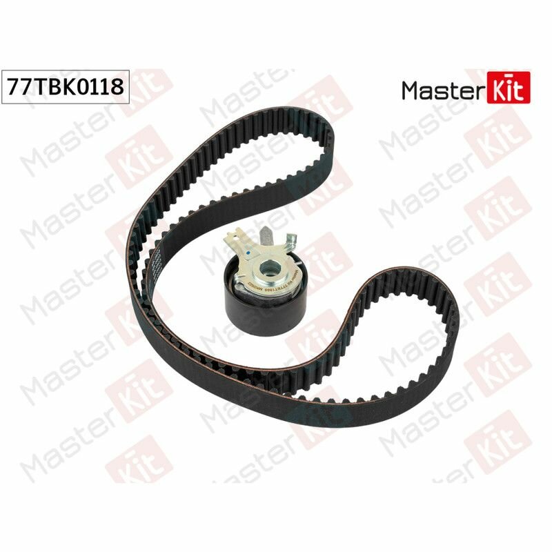 Комплект ремня ГРМ для а/м RENAULT Megane, DACIA Logan, NISSAN Tiida, MASTERKIT 77TBK0118