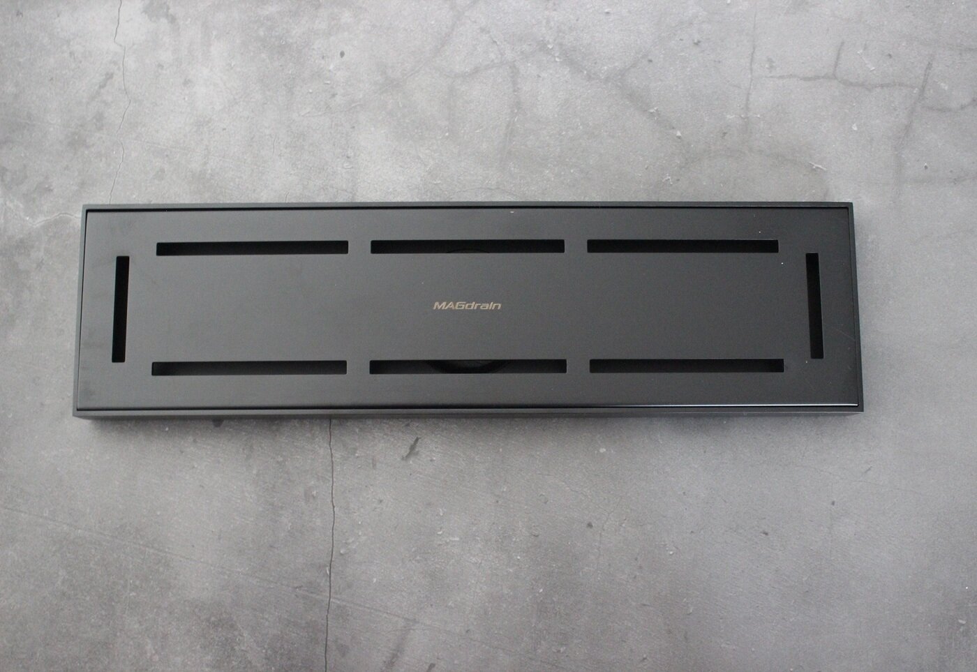 Душевой Магнитный Трап черный с сухим затвором MAGdrain JC300-O