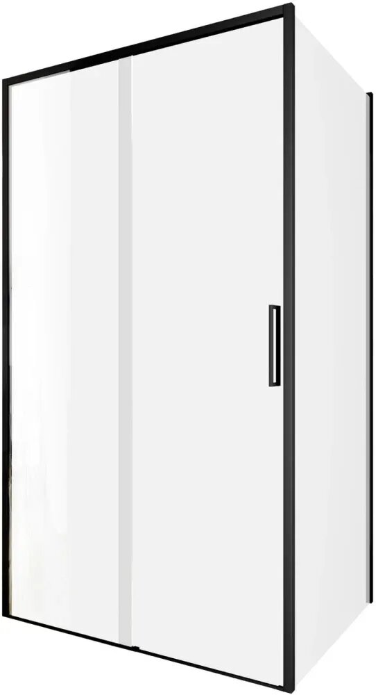 Душевой уголок Aquanet Pleasure Evo AE65-110x90-BT 110x90 профиль черный прозрачное стекло