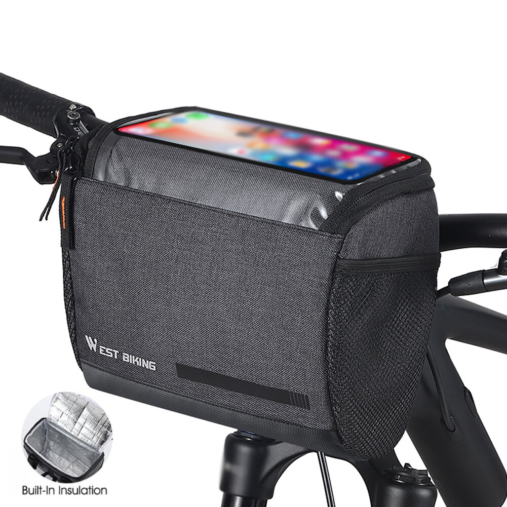 WEST BIKING 4.5L Большая вместительная сумка для велоспорта Водонепроницаемая