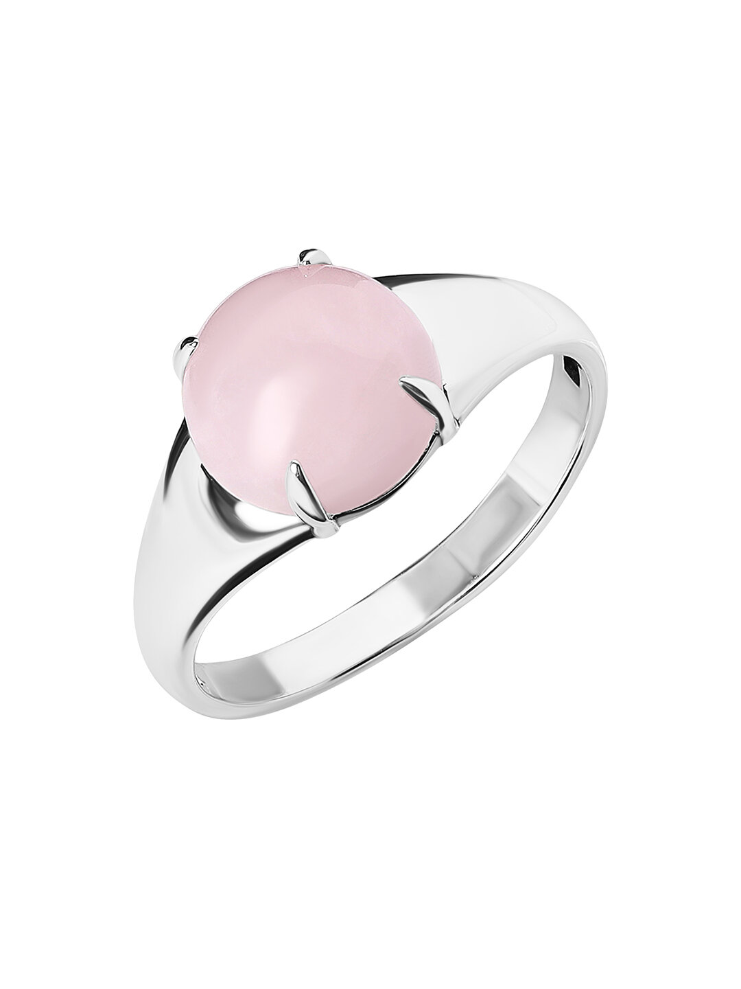 Кольцо, серебро, 925 проба, чернение, кварц