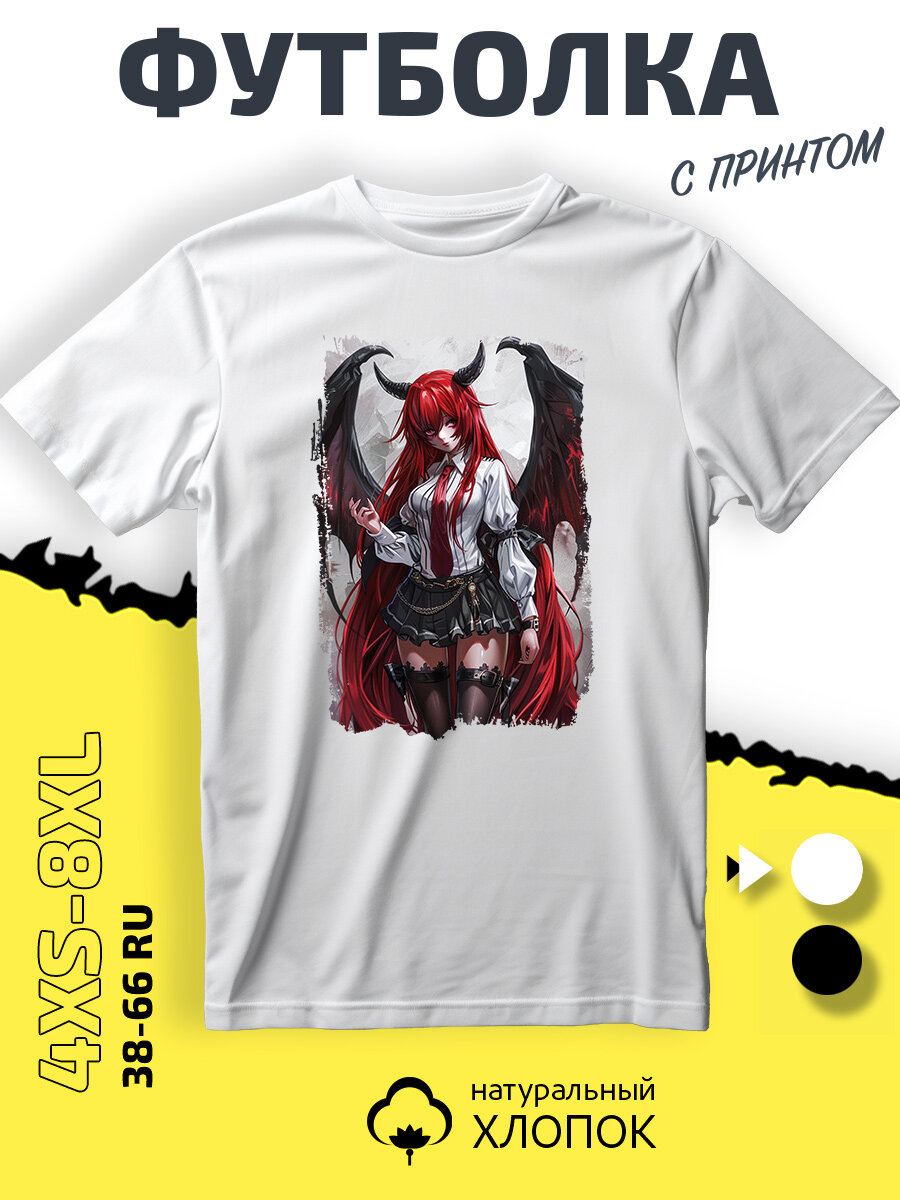 Футболка аниме девушка