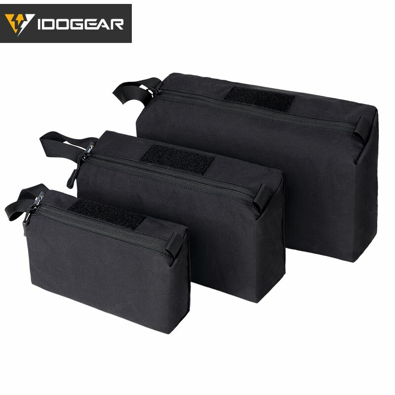 Тактическая сумка для хранения IDOGEAR 3 упаковки мобильной многофункциональной Accessory Pouch, большая tactical bag на молнии 35102