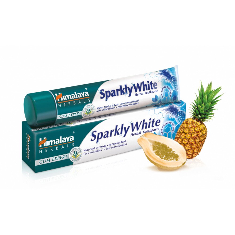 Зубная паста Белое Сияние Хималая Sparkling White Himalaya 80 гр