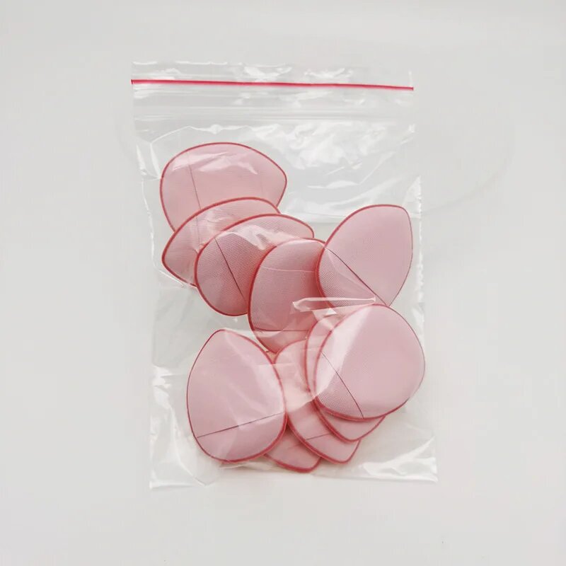 Пуховки для макияжа Pink 10шт ASHAIE