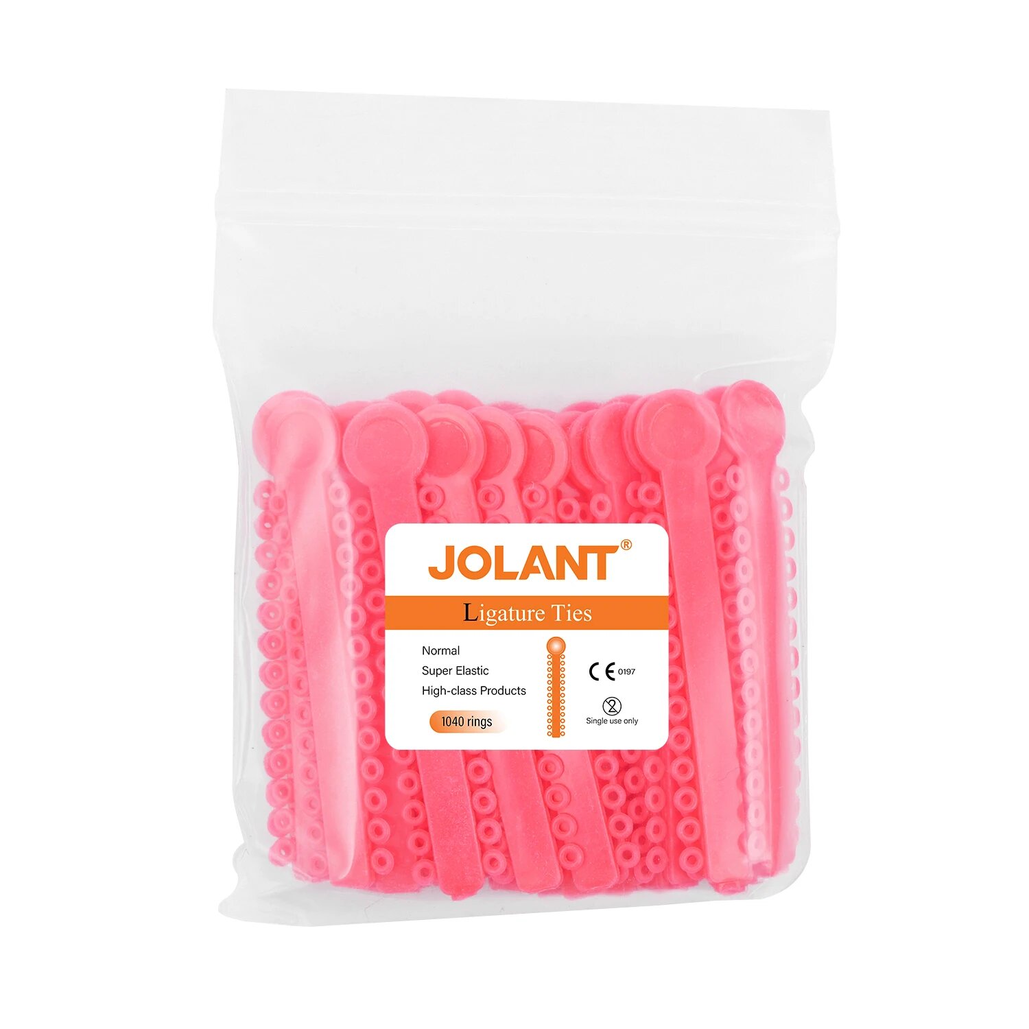JOLANT Ортодонтические лигатуры силиконовые 1040 штук No.41