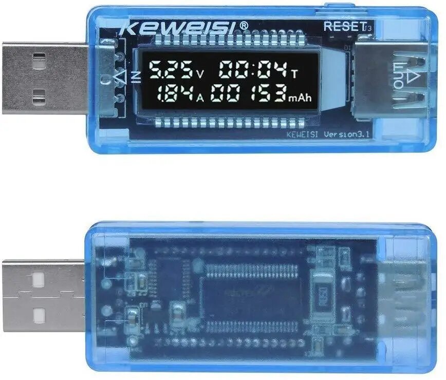 Мини-USB-тестер зарядностей — фото 1