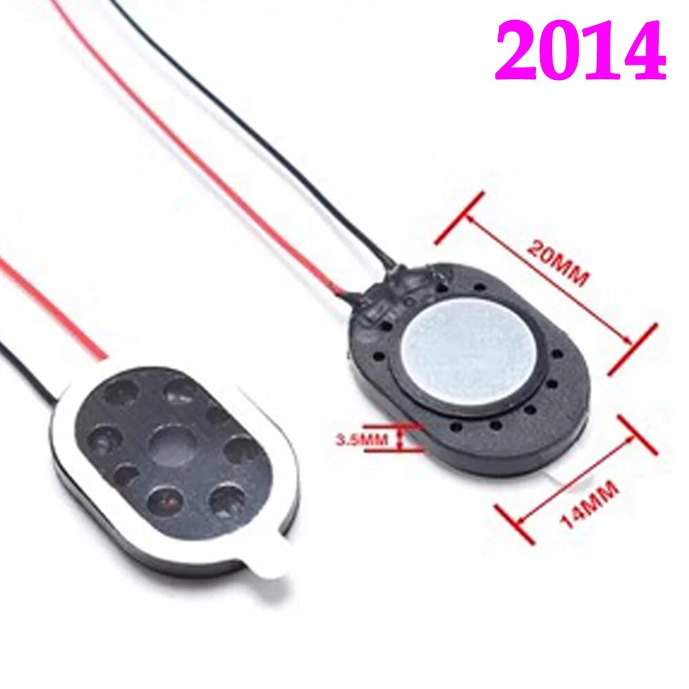 Динамик LAJQTAO 8 Ом 1 Вт 10pcs, 2014mm