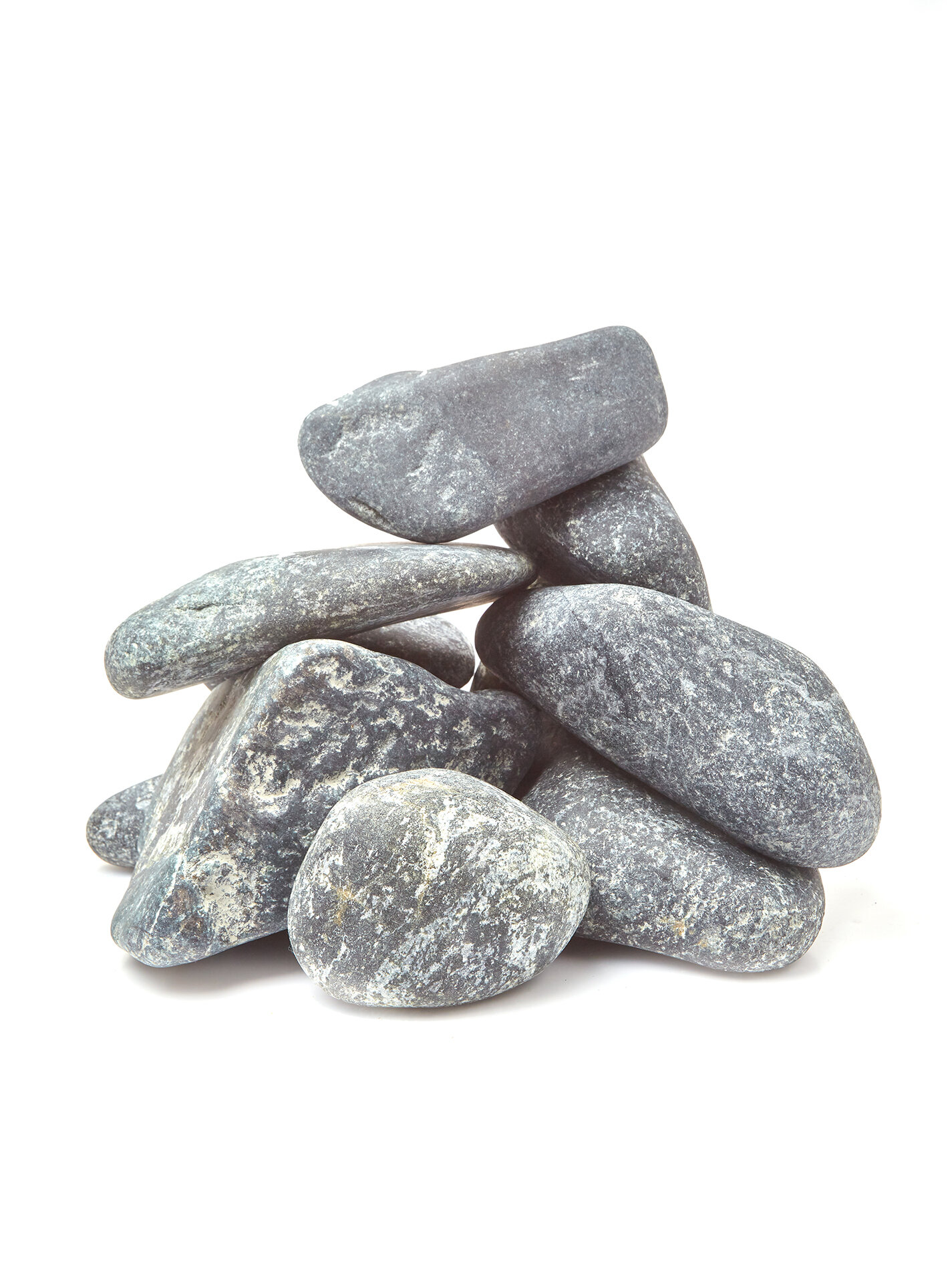 Камни для бани Хромит шлифованный 10 кг (фракция 80-130) Студия Камня