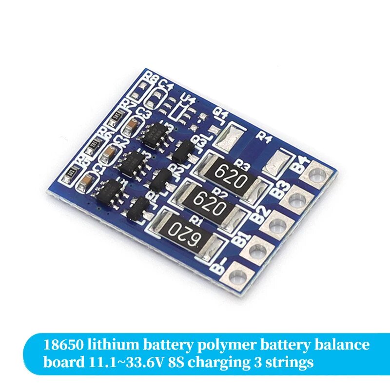 Литий-ионный балансир для аккумуляторов 18650 1Pcs, 3s