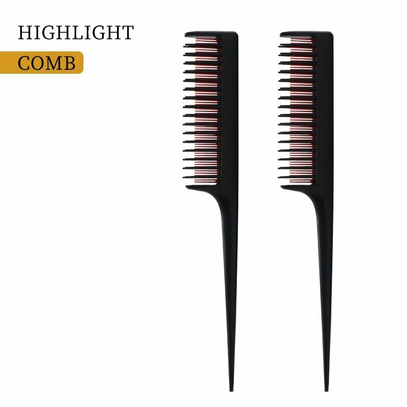 Горячая Распродажа Салонная Расческа Для Мелирования Волос Расческа Распутывающая Щетка Хвост Расческа Для Мелирования С Разной Длиной Зубцов