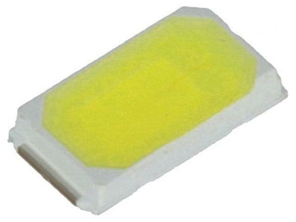 Светодиод Lucky LIGHT LL-R5730W-W5H-Q45, LED, SMD, PLCC2, 45-50 лм, 3800-5500 K, белый нейтральный, 1 шт