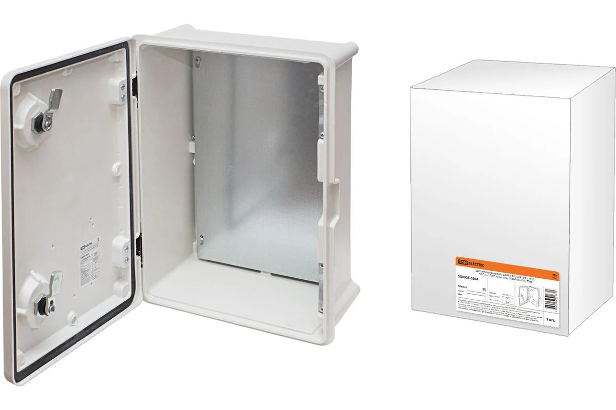 TDM ELECTRIC Щиток электрический, распределительный, навесной, ЩПМП-1-1, IP65, IK10, -50 С до +70 С, (400х300х170) SQ0925-0204