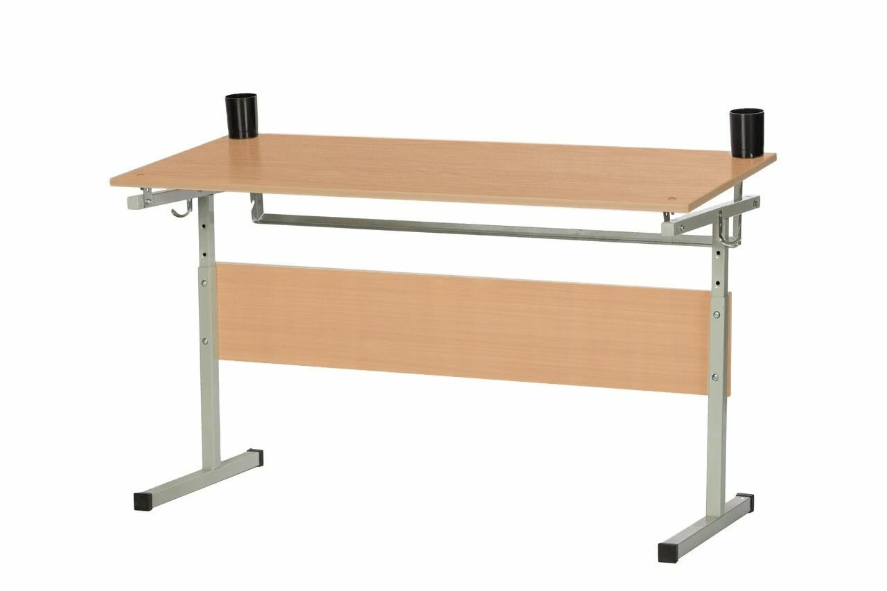 Парта для школьника с механизмом подъема столешницы Надежда Ш-304М (2-6) бук бав.
