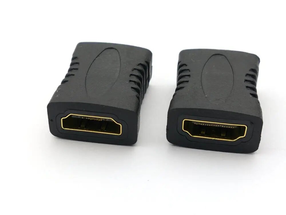 5 шт. позолоченный -золотой разъем HDMI «мама-мама» линейного соединителя