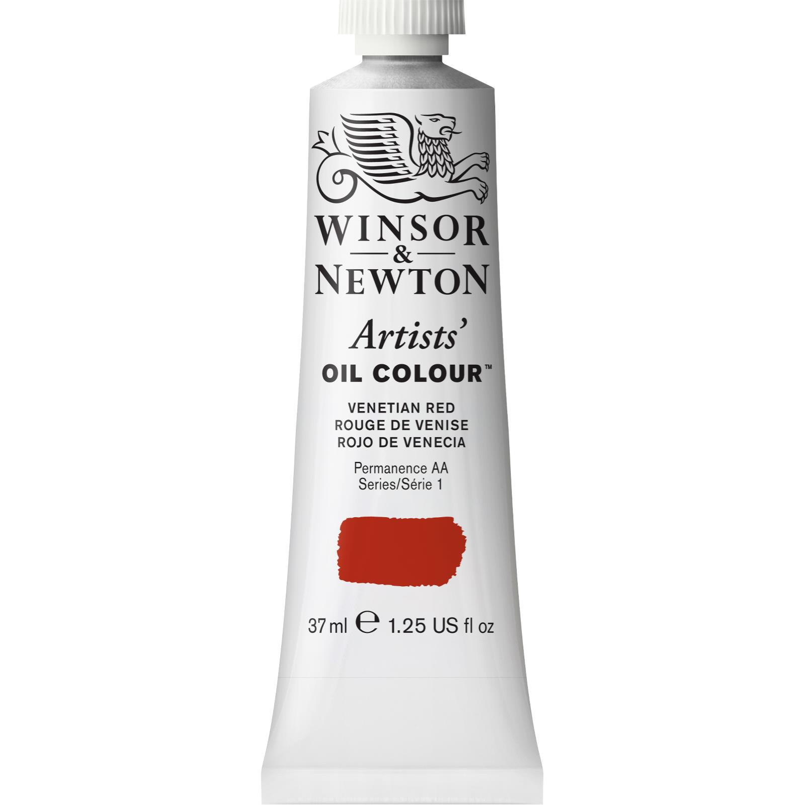 Краска масляная художественная Winsor&Newton "Artists' Oil", туба 37 мл, Венецианский красный