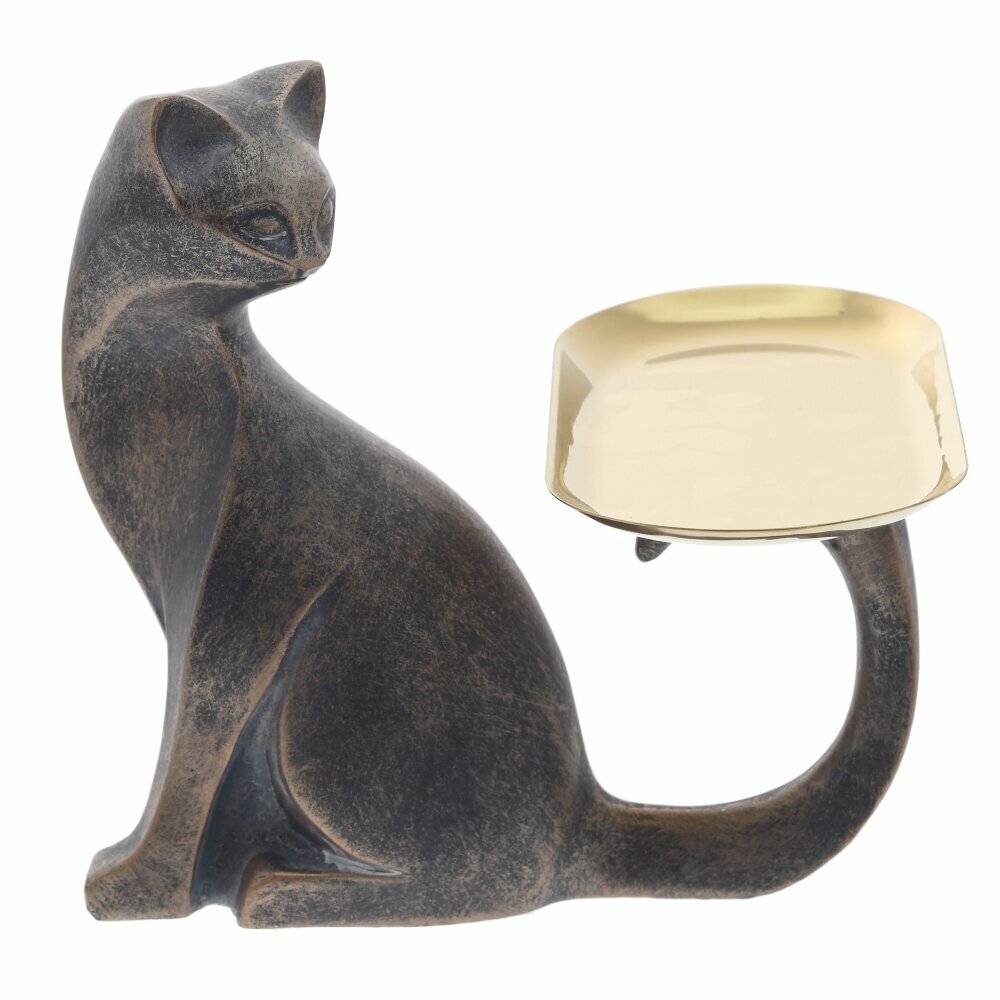 Статуэтка Кошка с подносом, 18,5х17х18 см KSM-817240