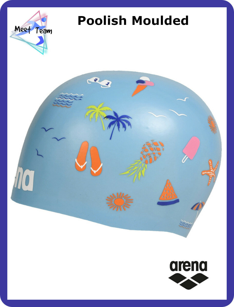 Шапочка для плавания Arena Poolish Moulded (1E774/233)