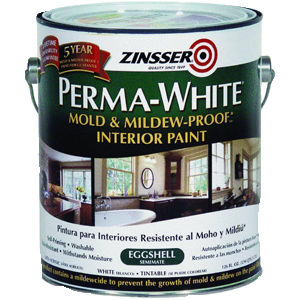 Zinsser Perma-White Mold&Mildew-Proof Interior Paint самогрунтующая для стен и потолков матовая, Белый
