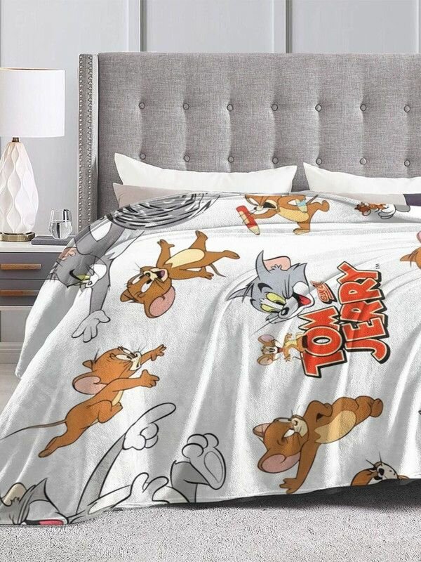 Пледы Том и Джерри Плед Tom and Jerry Мультфильмы от Cartoons