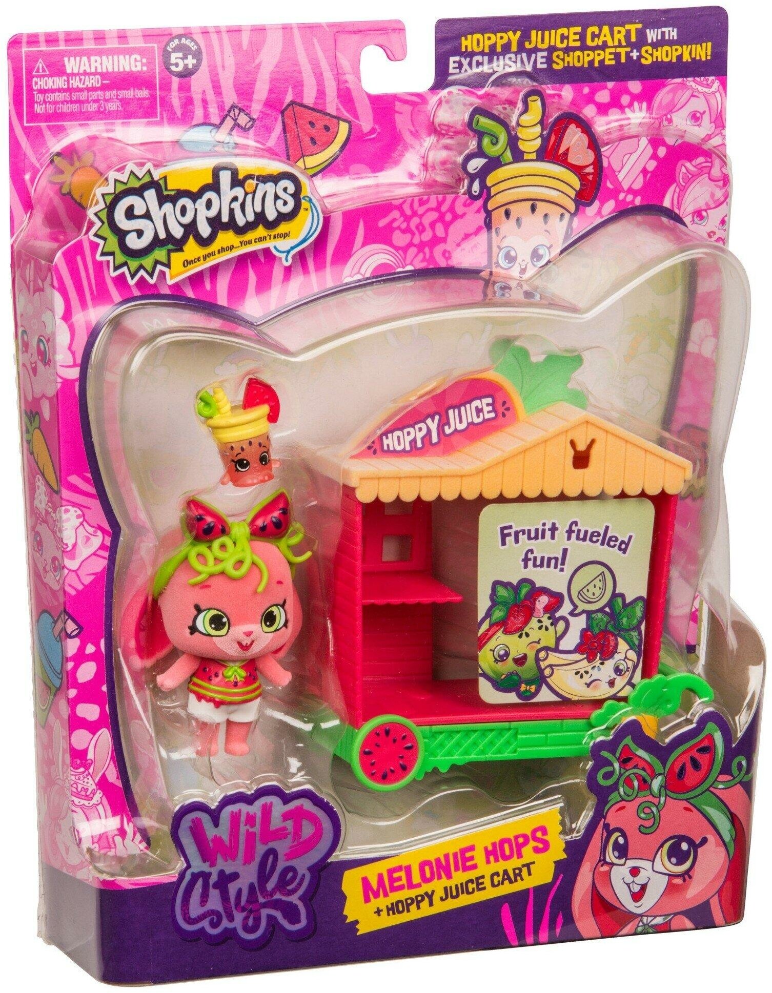 Игровой набор Moose Shopkins Shoppets Фруктовая тележка - 56699