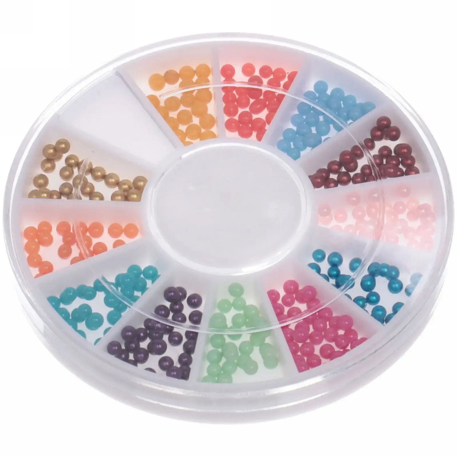 Украшение для нейл-арта «Nail Art Design», бисер, цветной принт, 7х7см