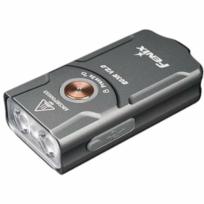 Фонарь брелок Fenix E03R EDC V2.0 Blue, 1886410