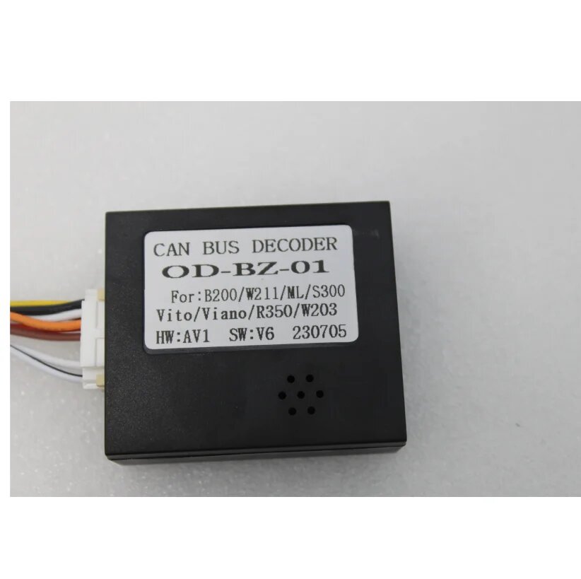 Адаптер жгута проводов CAN BUS декодер 16-контактный разъем автомобильный Android головной блок провод кабель для Mercedes Benz E Class W211 B200 canbus