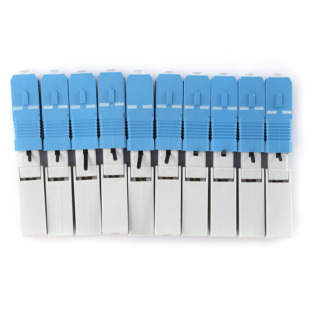 10 шт. волоконно-оптический быстрый соединитель UPC FTTH SC/APC встроенный быстрый холодный адаптер