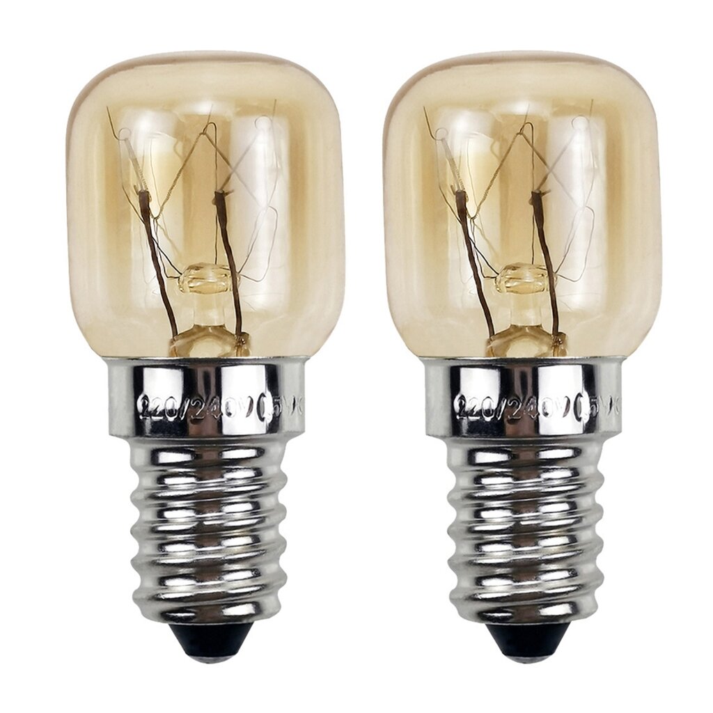 2pcs 220V E14 300 градусов высокой температуры, устойчивая к микроволновой печи 15/25 Вт