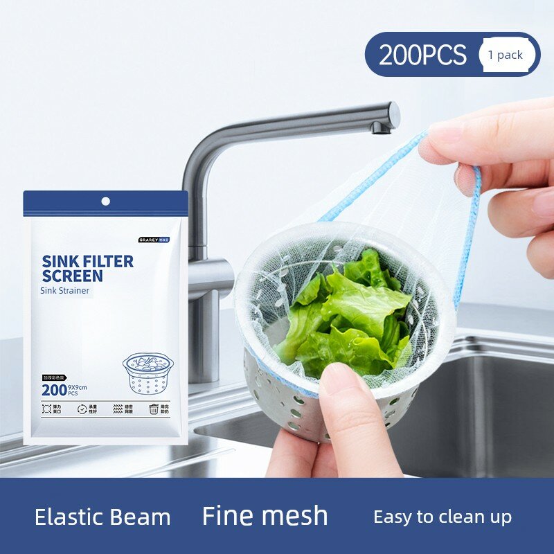 Одноразовая сетка-фильтр GRAREY для кухонной раковины, сетка для фильтрации отходов, для слива в полу, для мытья посуды