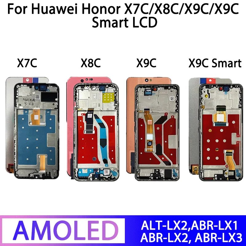 Умная рамка дисплея X9c для Huawei Honor X7c X8c X9c ЖК-дисплей ALT-LX2 ABR-LX1 X9CSmart White Frame