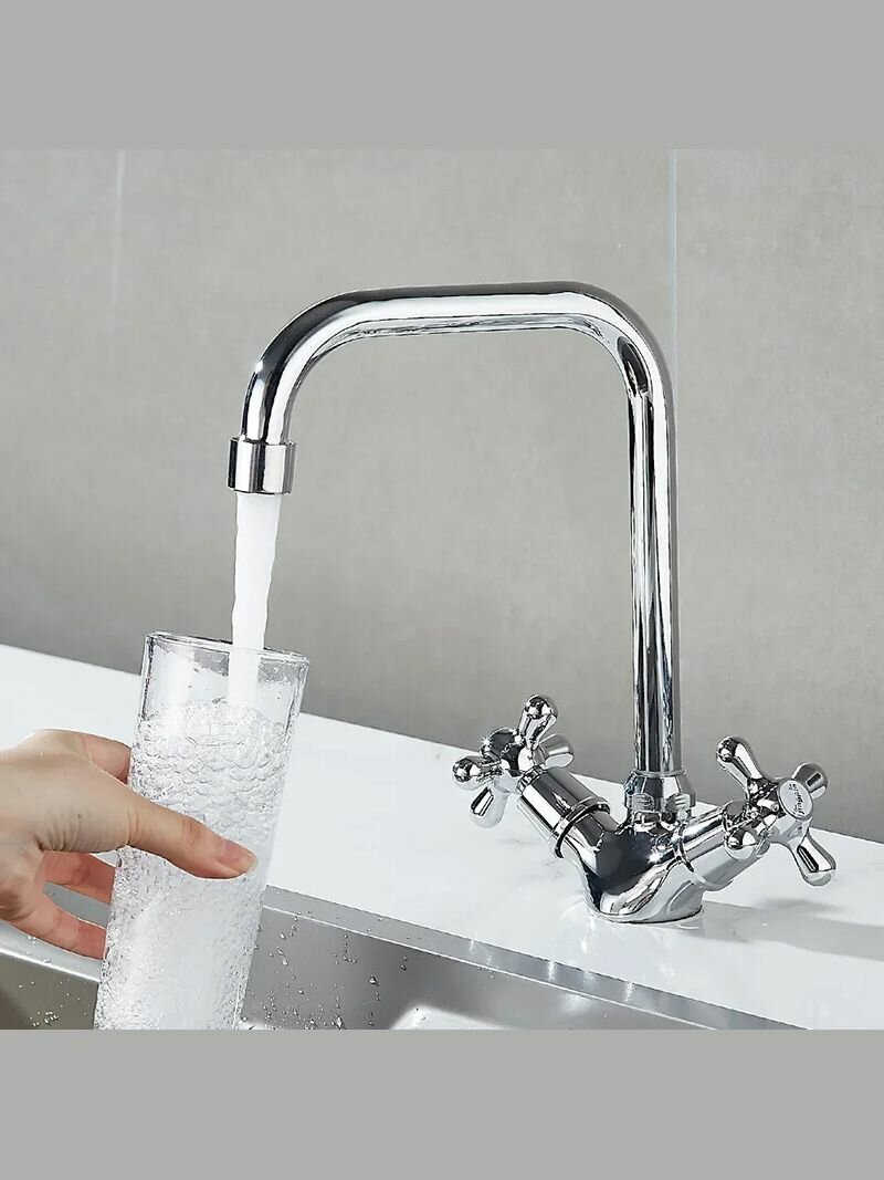 Смеситель Для Кухни С Барашками