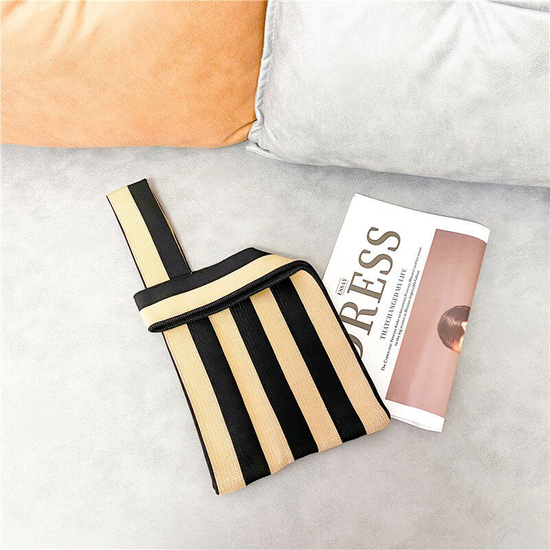 Детская вязаная сумка через плечо stylish and versatile, khaki, black