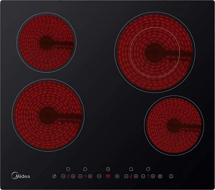 Электрическая варочная панель Midea MCHF645 черный