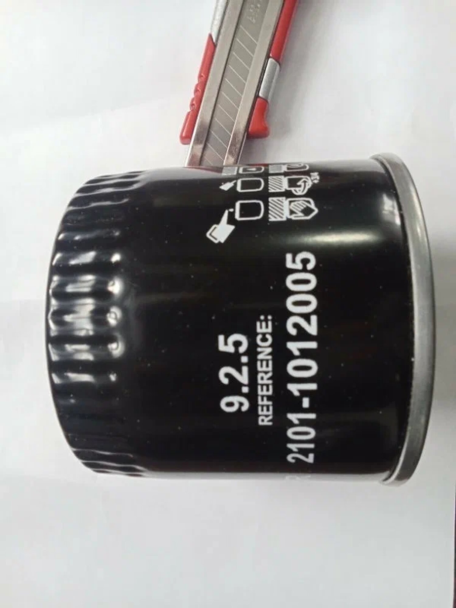 Фильтр масляный Lada 2107 070 1977, резьба 3/4-16UNF, черный, 1шт.