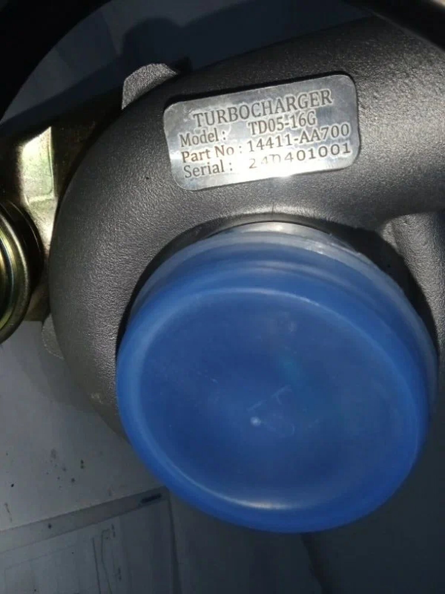 Турбокомпрессор IHI TD05-16G, для Subaru Impreza WRX STI, серый — фото 1