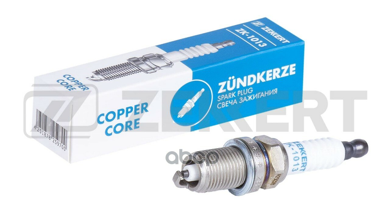 Свеча зажигания (аналог NGK 2087 цена за 1 шт.) Toyota Corolla (E100) 92- LC J80 92- Hilux (N10_) Zekkert арт. zk-1013 -
