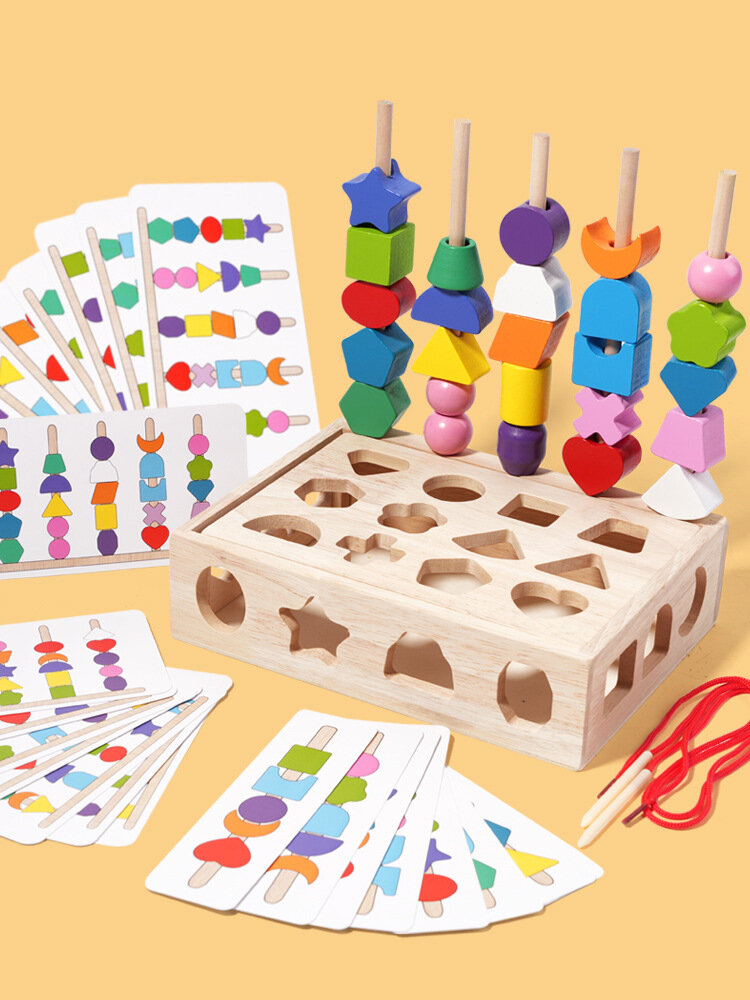 Головоломка "Монтессори", деревянная, для детей 4-6 лет, 28 шт