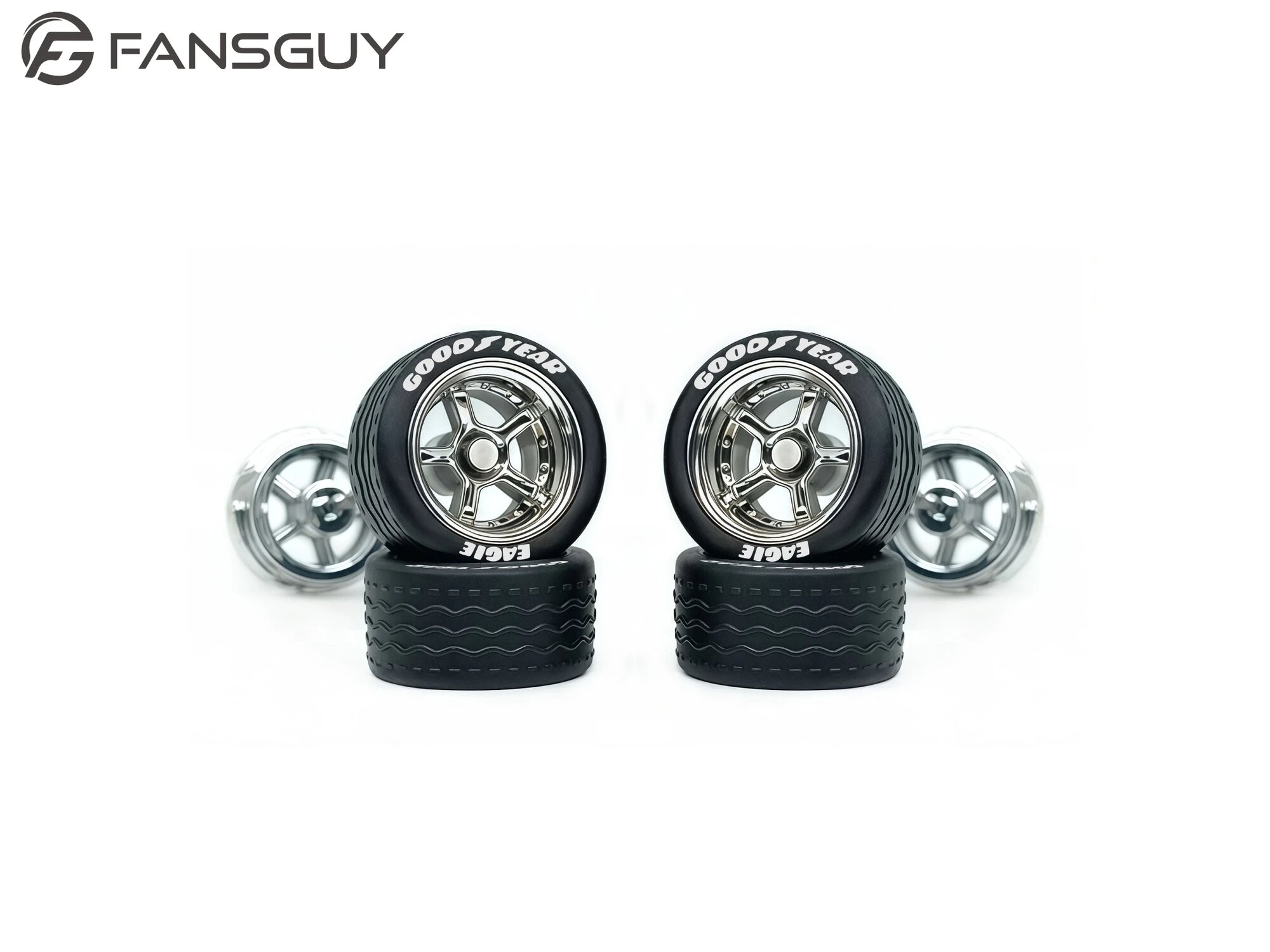 Колеса FANSGUY SSC-N 1/64 для моделей автомобилей SSC-NBP Silvering 1