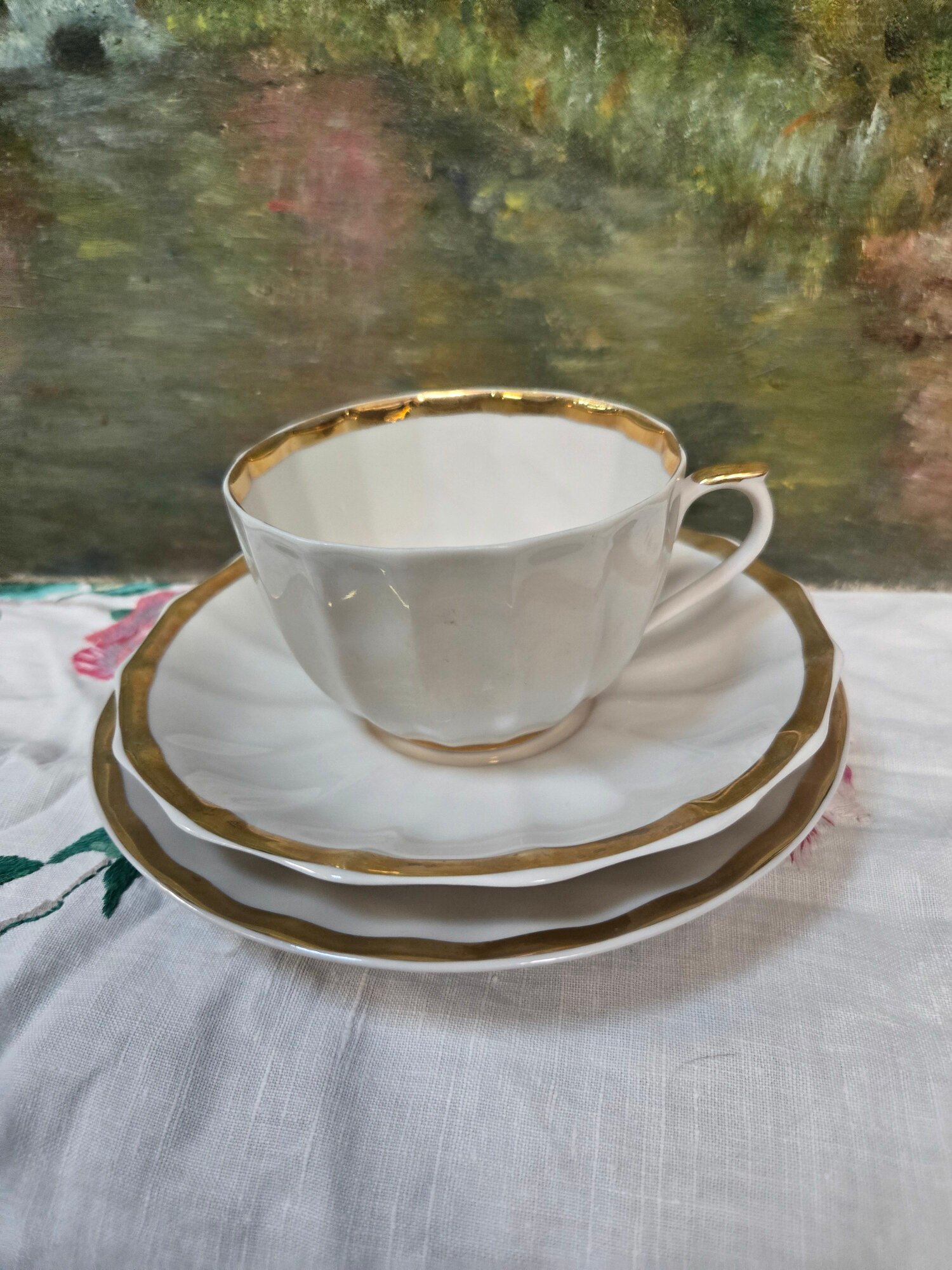 Винтажная советская фарфоровая чайная пара, ДФЗ Вербилки СССР