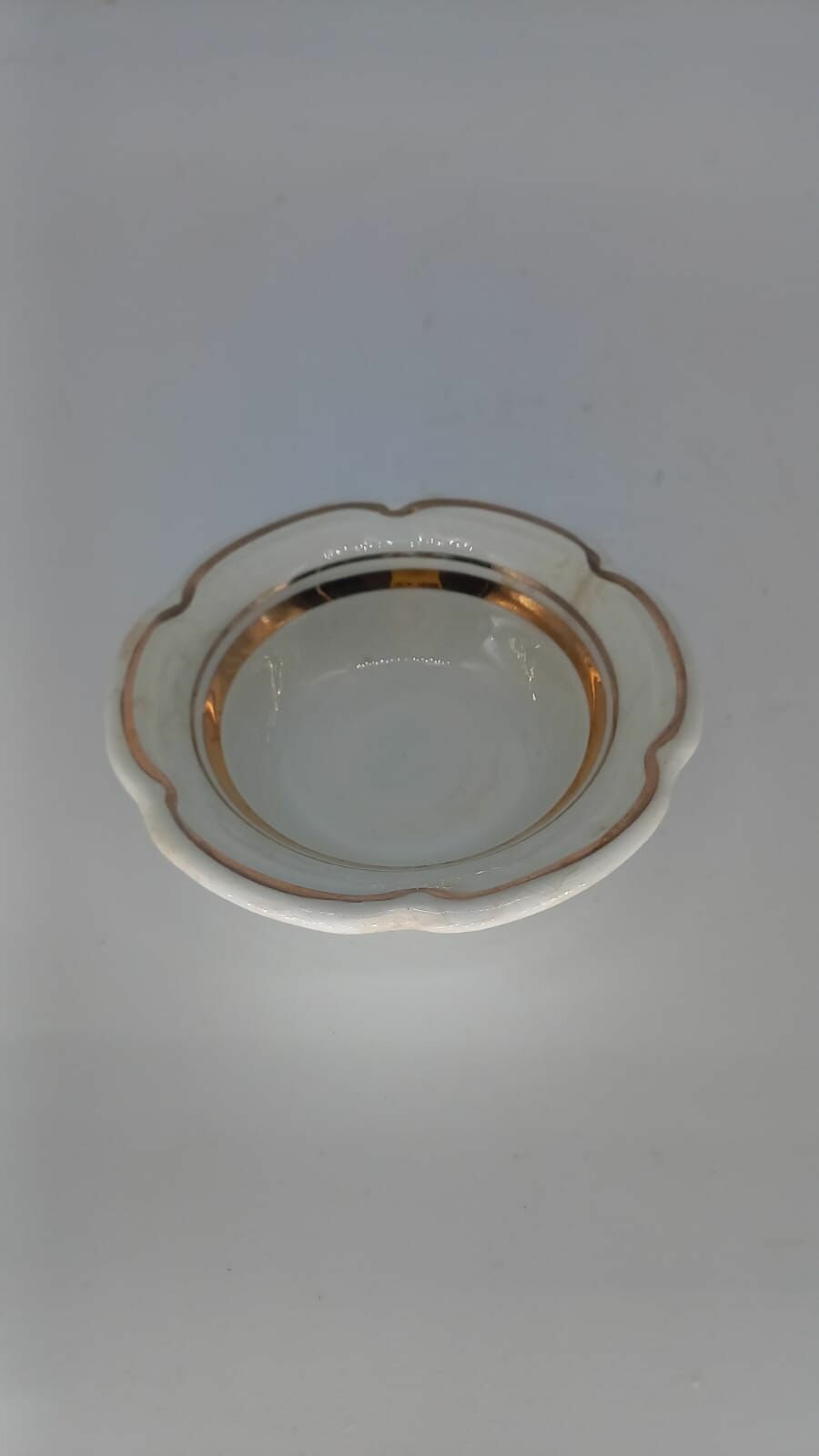 Винтажная советская солонка, Конаковский фаянсовый завод им. Калинина. ЗиК. СССР